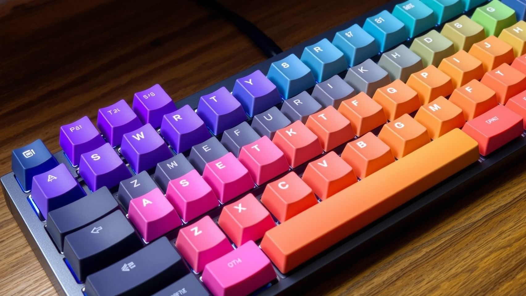 KCAP: Elevate Your Setup with NPKC Gradient PBT Pastel Keycaps
